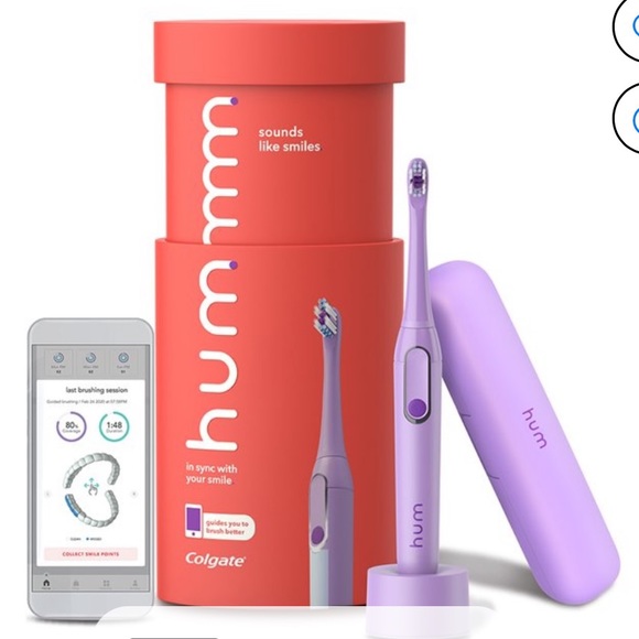 colgate | Other | Colgate Hum Purple Rechargeable Smart Sonic Electric ...